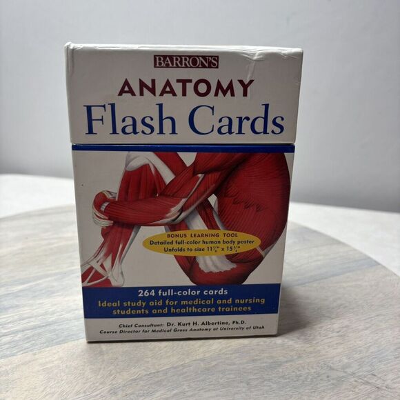 Accents | Barrons Anatomy Flash Cards Bonus Learning Poster 205 | Poshmark